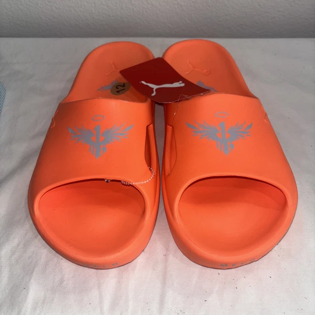 PUMA LAMELO BALL MB2 Shibui Cat Slide Ultra Orange Gorange Grey 394213 ...