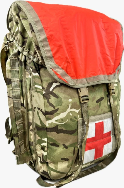 BRITISH ARMY GENUINE MTP IRR Medical First Aid Trauma Bergen Rucksack ...