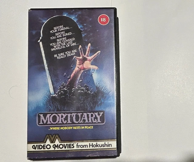 MORTUARY {AKA : Embalmed} 1982 Horror, Original Hokushin Pre-Cert Vhs ...