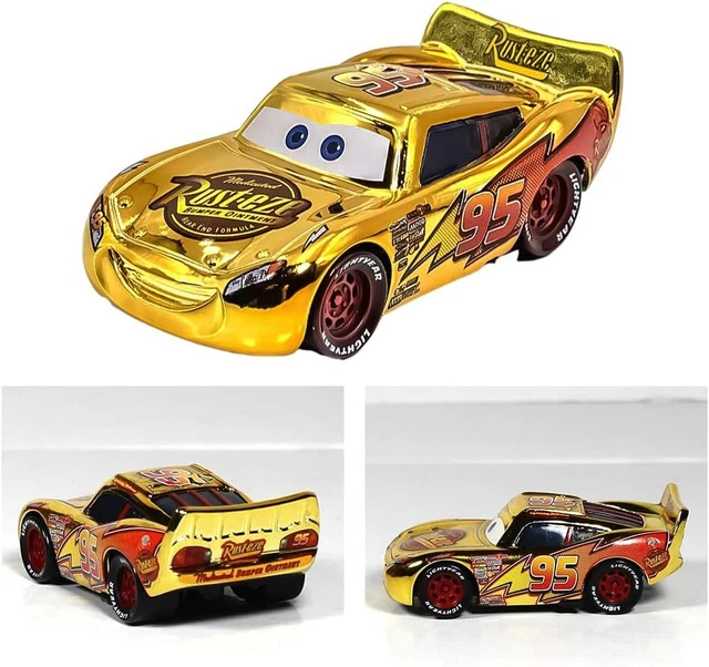 NO.95 GOLDEN LIGHTNING McQueen Disney Pixar Cars Diecast Model Toy Cars ...