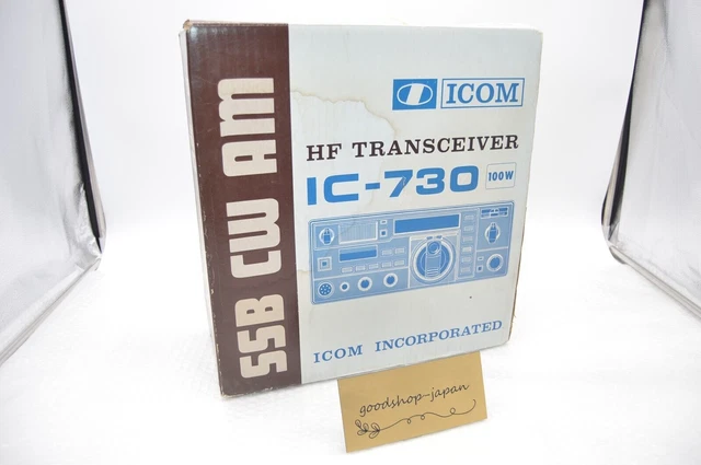 ICOM IC-730 ÉMETTEUR-RÉCEPTEUR HF SSB/CW/AM Radio amateur 100 W avec ...