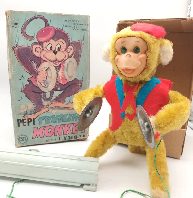 AUTOMATE ANCIEN ANNÉES 50's Singe Pepi Tumbling Monkey vintage EUR 79 ...