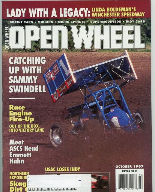 OPEN WHEEL MAGAZINE October 1997 Sammy Swindell Don Hewitt Emmett Hahn ...