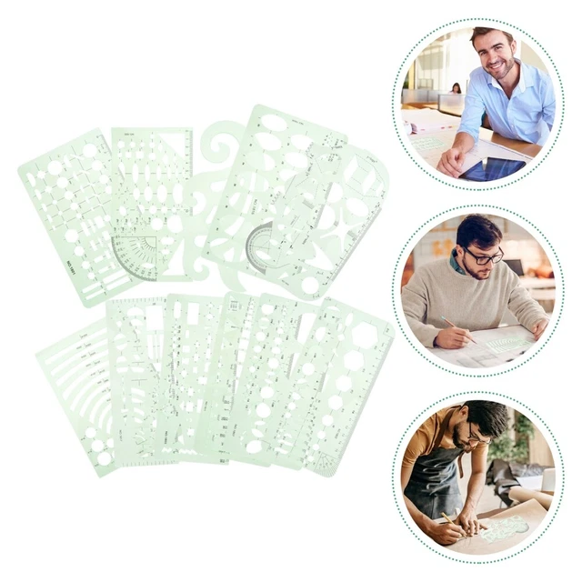 SLIDE RULER FOR Mathematics Measuring Practical Rulers Efficient ...