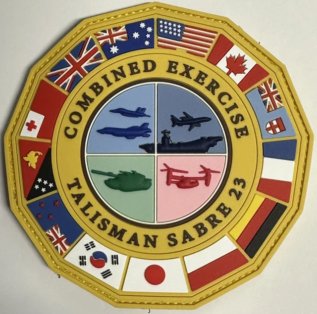 EXERCISE TALISMAN SABRE 2023 Australia PVC Patch $14.00 - PicClick AU