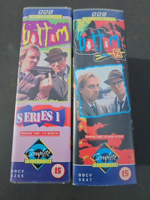 BOTTOM VHS BOX Set Seris 1&2. £30.00 - PicClick UK