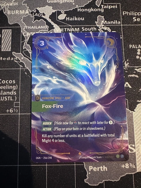 RIFTBOUND TCG LEAGUE Of Legends Origins Epic Fox Fire 256/298 NM Card ...