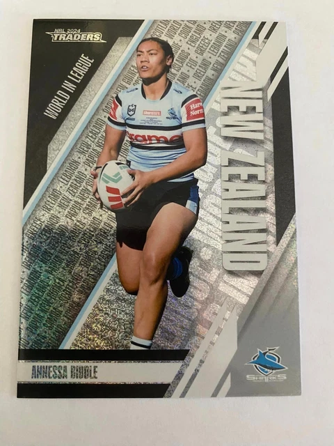 2024 NRL TRADERS World In League Silver Wls07 38/150 Annessa Biddle ...