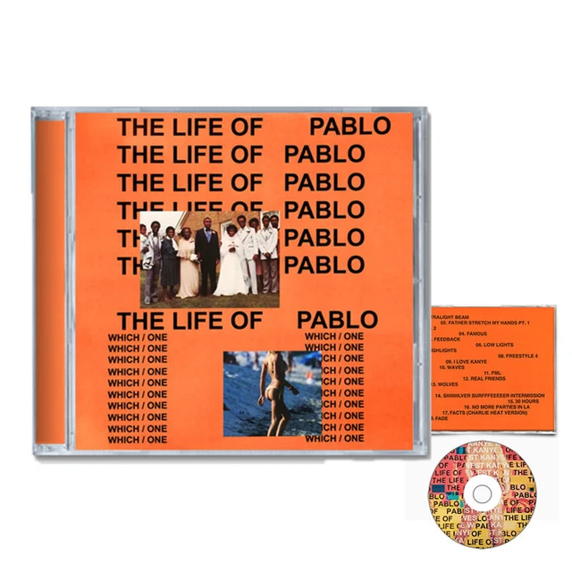 KANYE WEST - The Life of Pablo Classic CD Rap & Hip-Hop Music Album Box ...