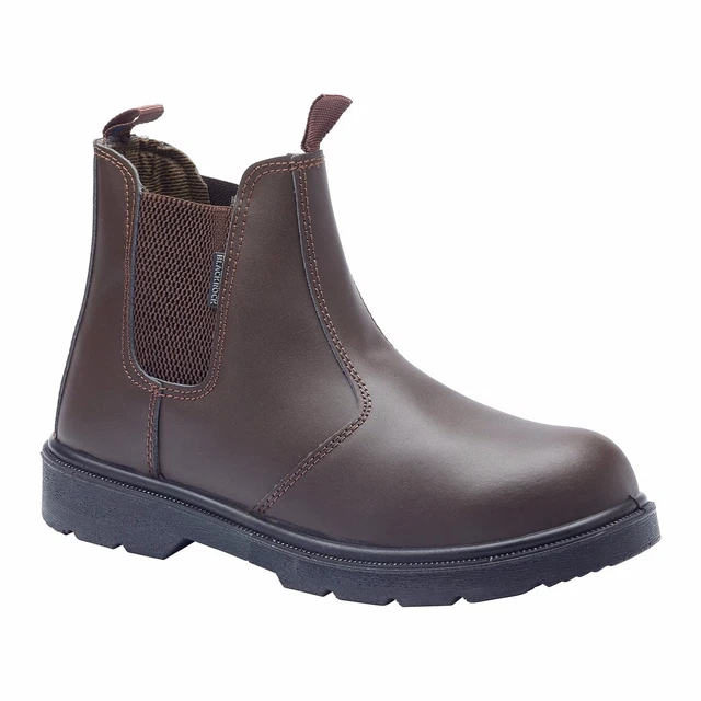 BLACKROCK DEALER WORK Safety Boots, Steel Toe Cap, Chelsea Boots, UK4 £ ...