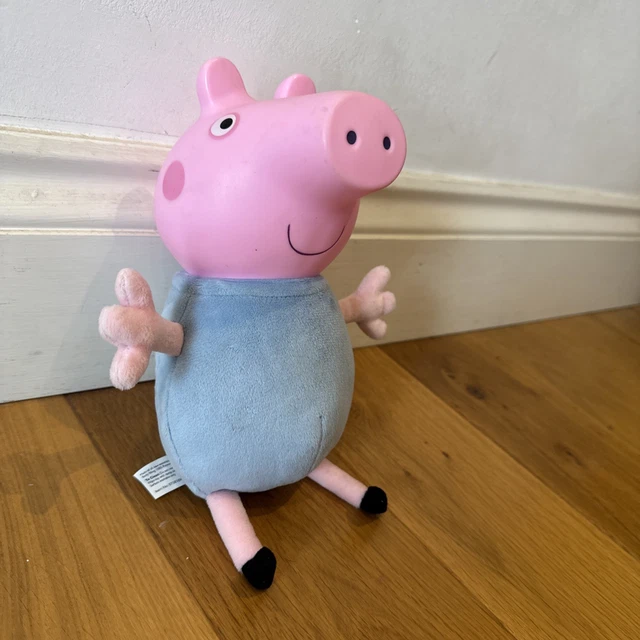 PEPPA PIG GEORGE Glow Friends Talking Light Up Head Plush Toy Working £ ...
