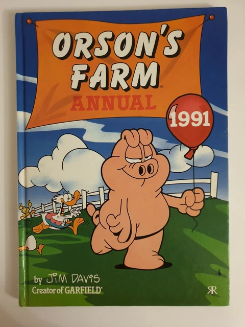 ORSON'S FARM ANNUAL Book 1991 Creator Of Garfield Jim Davis £7.99 ...