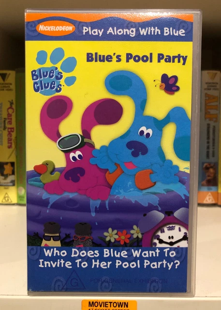 BLUES CLUES - Blue's Pool Party - Vhs $29.95 - PicClick AU