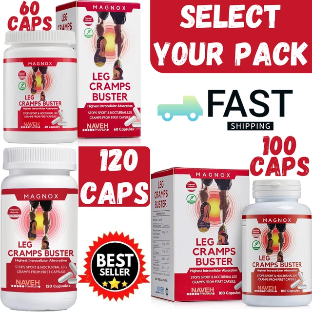 MAGNOX LEG CRAMPS Buster Magnesium Supplement for Muscle Cramps Key ...