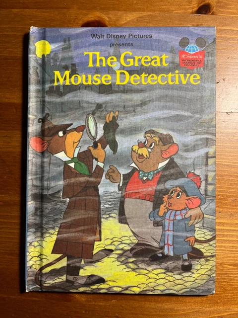 VINTAGE THE GREAT Mouse Detective 1986 Walt Disney Pictures Matte ...