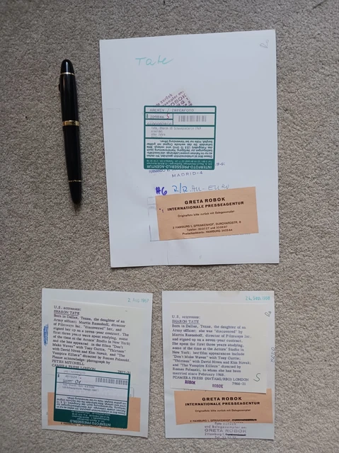 SHARON TATE -3 Origi. Photos- Studio Portraits EUR 14,99 - PicClick DE