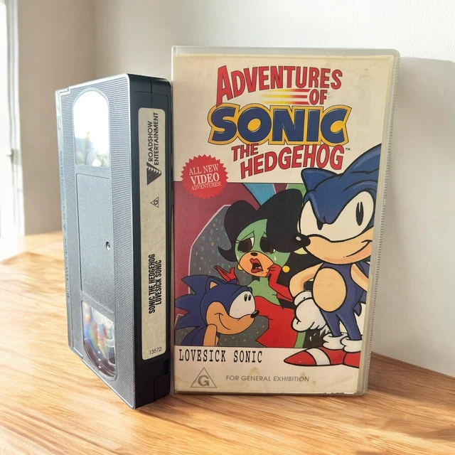 ADVENTURES OF SONIC The Hedgehog “Lovesick Sonic” VHS Rare 1993 Tested ...