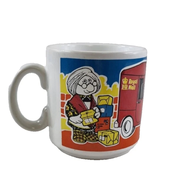 VINTAGE 1993 POSTMAN PAT MRS GOGGINS CHILDRENS MUG CUP CERAMIC ...