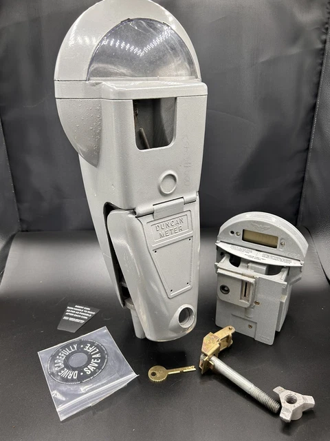 NEW DUNCAN 60 Parking Meter Gray With Key- Build Your Own Meter $240.00 ...