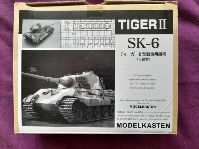 MODELKASTEN 1/35 GERMAN King Tiger II track links, workable, full set, SK-6 £18.81 - PicClick UK
