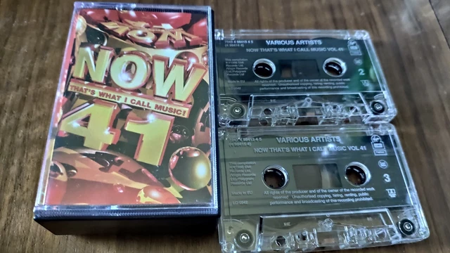 VARIOUS ARTISTS NOW That's What I Call Music 41 -Double Cassette Tape ...