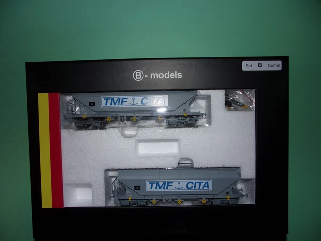 B-MODELS COFFRET 2 wagons céréaliers TMF CITA 45329 NEUF EUR 95,00 ...