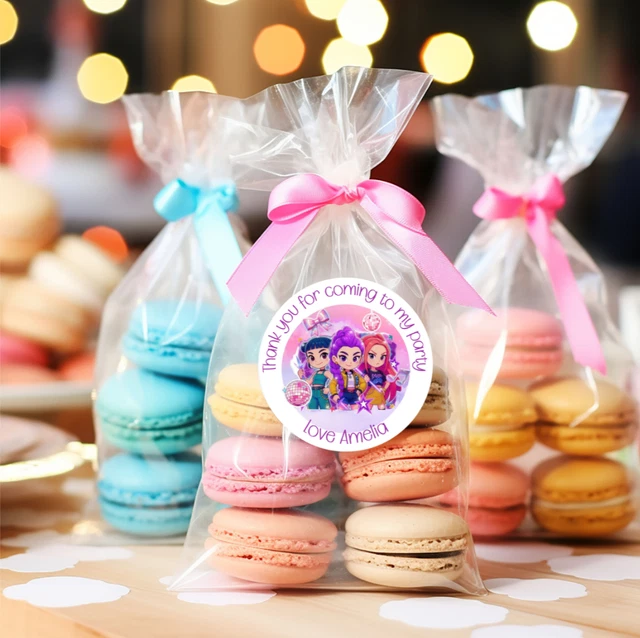 24 X PERSONALISED KPOP Demon Hunters Thank You Party Bag Sweet Cone ...