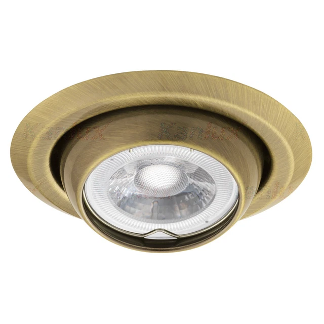 ARGUS MATT BRASS Tilt LED Ceiling Recessed Spot light Down light GU10 ...