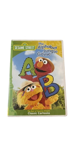 SESAME STREET - The Alphabet Jungle Game (DVD, 2001) Elmo Zoe Telly EUR ...
