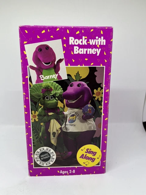 BARNEY - ROCK With Barney (VHS, 1992) Rare OOP - Nice! £17.23 - PicClick UK