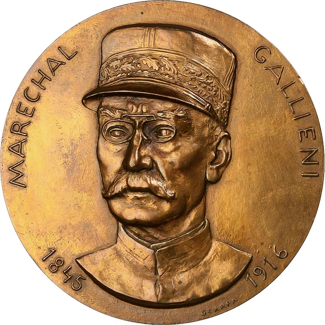[#1156994] FRANKRIJK, MEDAILLE, Maréchal Gallieni, 1916, Bronzen ...