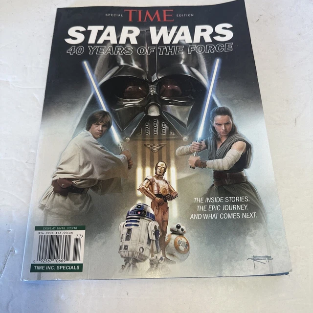 STAR WARS 40 Years Of The Force Time Magazine Special Edition 2018 £3. ...