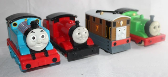 THOMAS THE TANK Engine Toy Bundle - 4 Plastic Figures £8.00 - PicClick UK