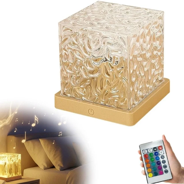 RGB REMOTE AURORA Projector Lamp Cube Northern Lights Dynamic Water ...