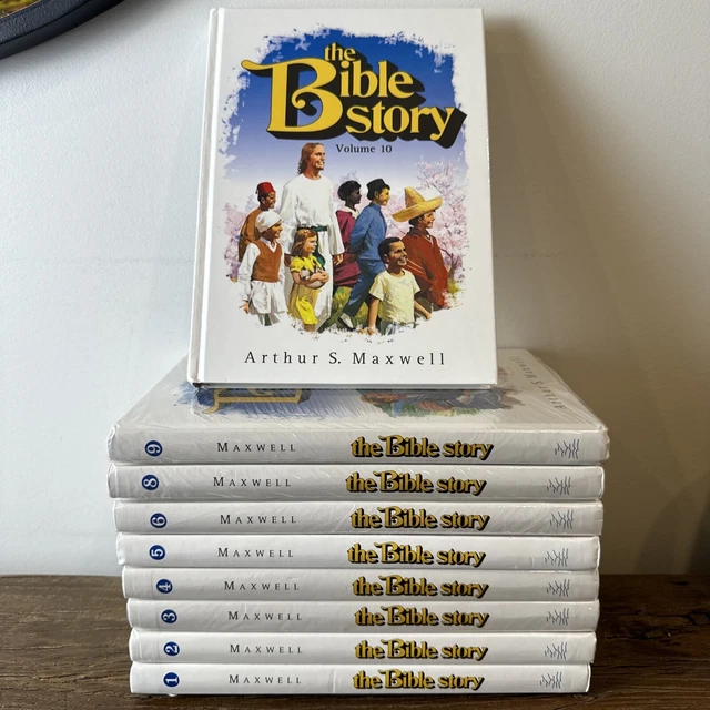 THE BIBLE STORY Arthur S Maxwell Books Set Volume 1-10 MISSING #7 Like ...