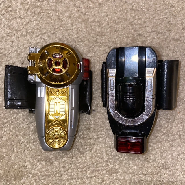 VTG 1996 MMPR Power Rangers Zeo Zeonizer Morpher Silver Black Works* £ ...