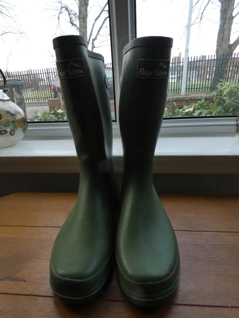PETER STORM MENS Green Wellies Size 12 £26.69 - PicClick UK