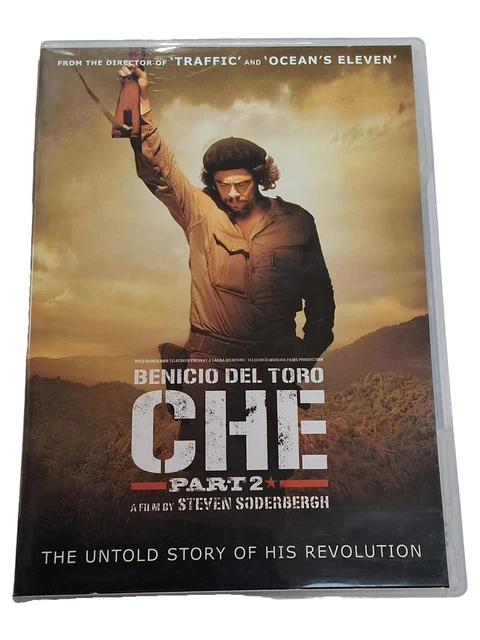 CHE PART 2 DVD Benicio Del Toro Steven Soderbergh Biopic Revolution EUR ...