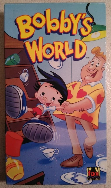 BOBBY'S WORLD VOLUME 1 - VHS - Howie Mandel - Two 1990 Cartoon Episodes ...