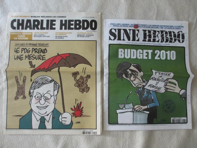 CHARLIE HEBDO N° 902 + Sine Hebo N° 56 - 30/09/2009 EUR 5,00 - PicClick FR