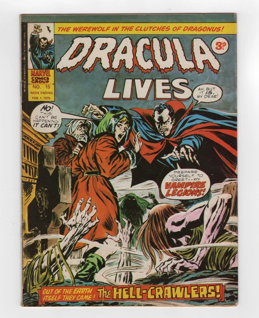 1973 MARVEL TOMB Of Dracula #8 , Frankenstein #7 & Werewolf By Night #3 ...