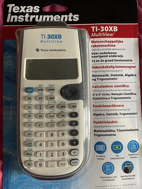 TEXAS INSTRUMENTS TI-30XB MultiView Scientific Calculator £5.49 ...