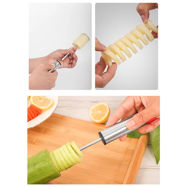 DRILL VEGETABLE FRUIT Corer With Ergonomic Anti-Slip Handle Denucleator ...