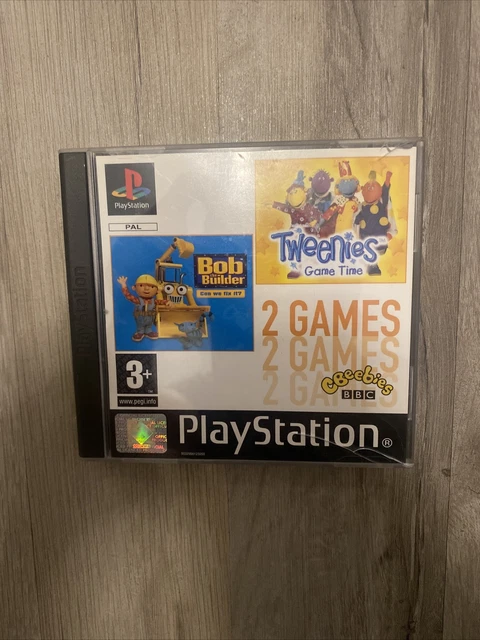 CBEEBIES BOB THE Builder & The Tweenies Playstation 1 PS1 Video Game ...