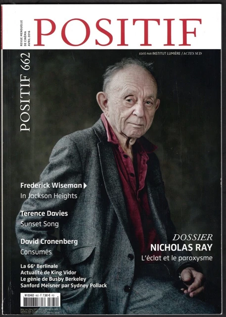 CINÉMA POSITIF N°662 - Fred Wiseman - Terence Davies - Nicholas Ray ...