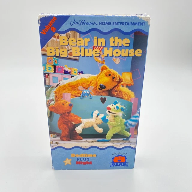 BEAR IN THE Big Blue House Volume 8 1999 VHS Tape Jim Henson Bedtime ...