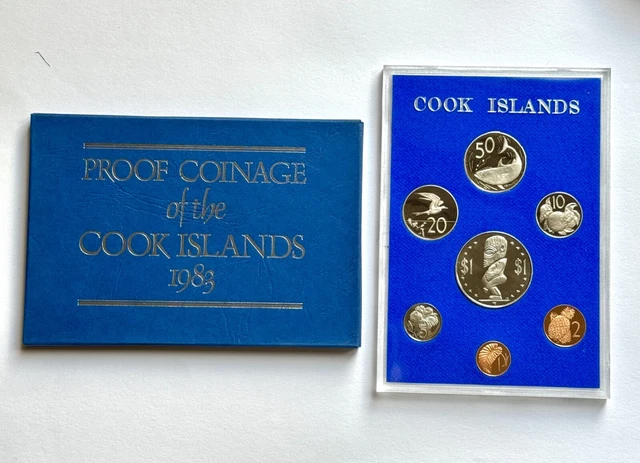 COOK ISLANDS 1983 Proof Coinage Coin Collection Set £24.00 - PicClick UK