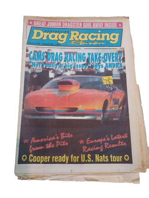 VINTAGE AUSTRALIAN DRAG Racing Review Magazine 1994 August Issue # 43 ...