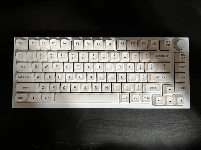 GLORIOUS GMMK PRO Gaming Mechanical Keyboard White NK.Silk Switches ...
