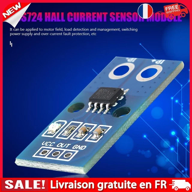 # CARTE DE module électronique de capteur de courant Hall ACS724 pour (5A) EUR 3,83 - PicClick FR
